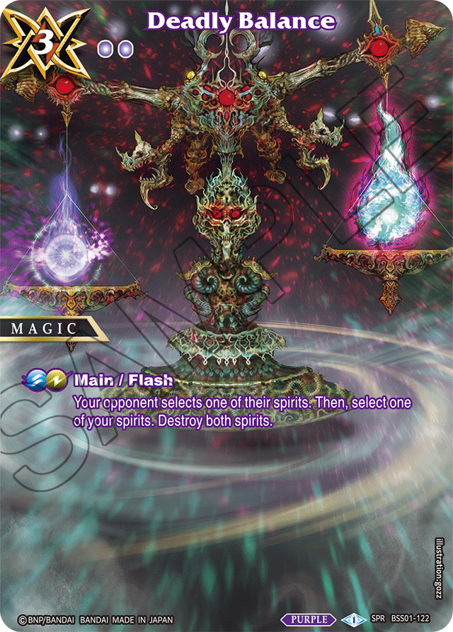 BSS01-122 - Deadly Balance SPR – Blacklist Cards and Collectables BSS01-122 - Deadly Balance SPR – Blacklist Cards and Collectables