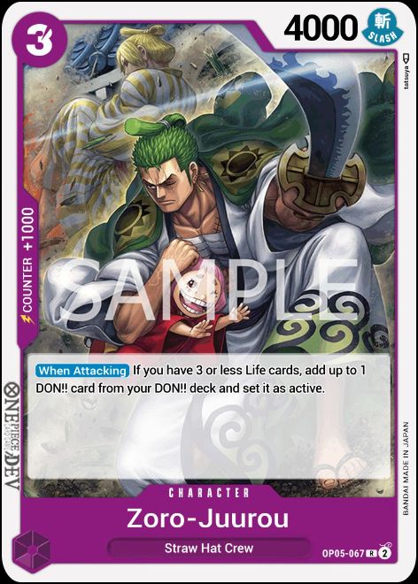 OP05-067 - Zoro-Juurou – Blacklist Cards and Collectables