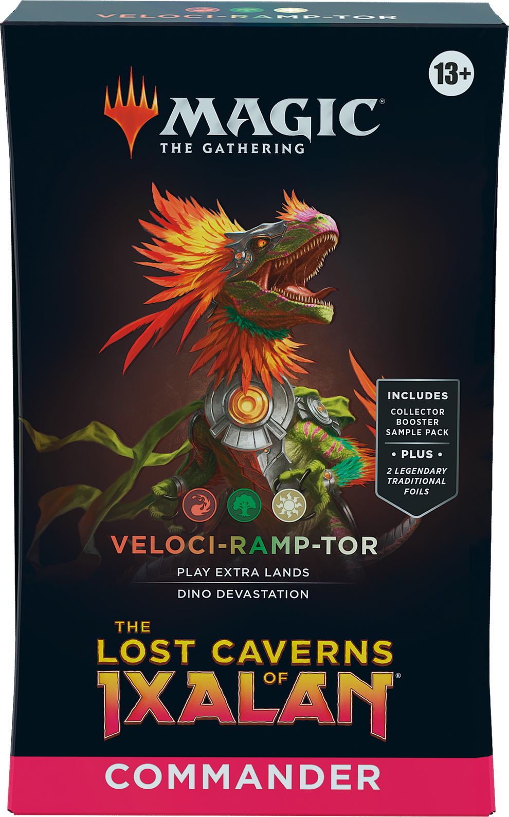 The Lost Caverns of Ixalan Commander Deck - Veloci-ramp-tor – Blacklist ...